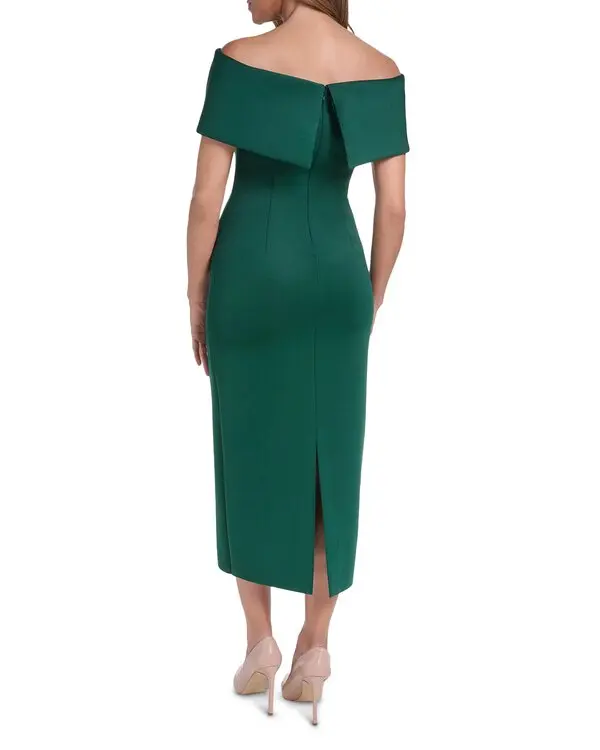 Eliza J Off-the-shoulder Fitted Dress