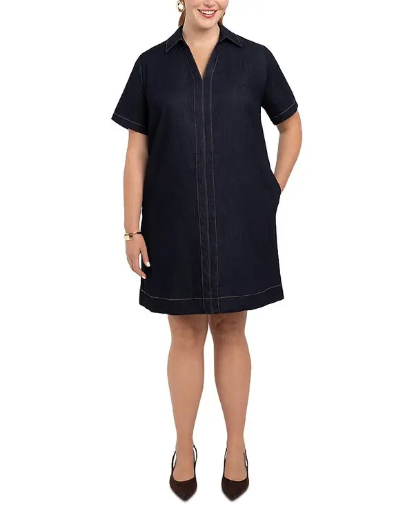 ESTELLE Avah Cotton Collared Dress