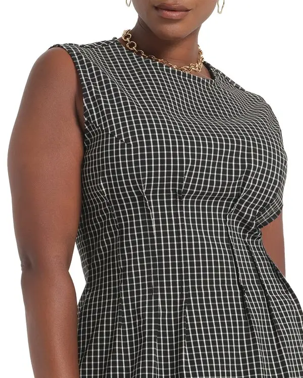 ESTELLE Bobbie Pleated Waist Midi Dress