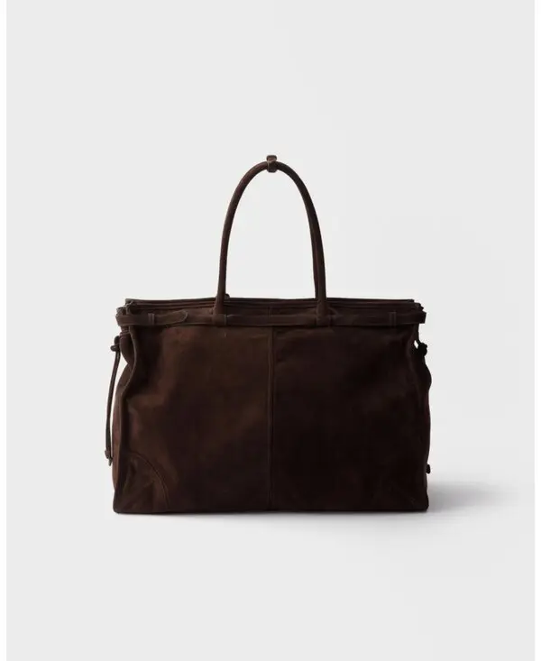 Prada Bonnie Suede Tote Bag