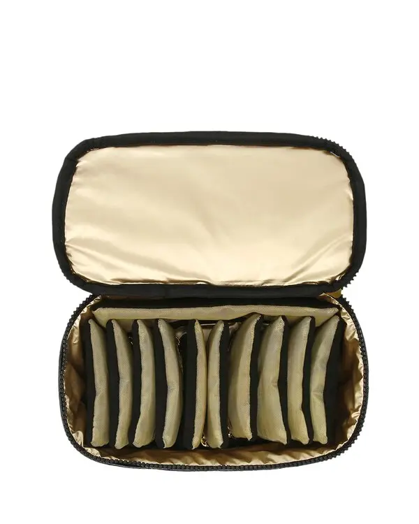 THINK ROYLN Bling Moto Quilted Jewelry Travel Case