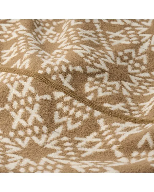 UGG Bright Snap Front Sherpa Fleece Jacket - Sand
