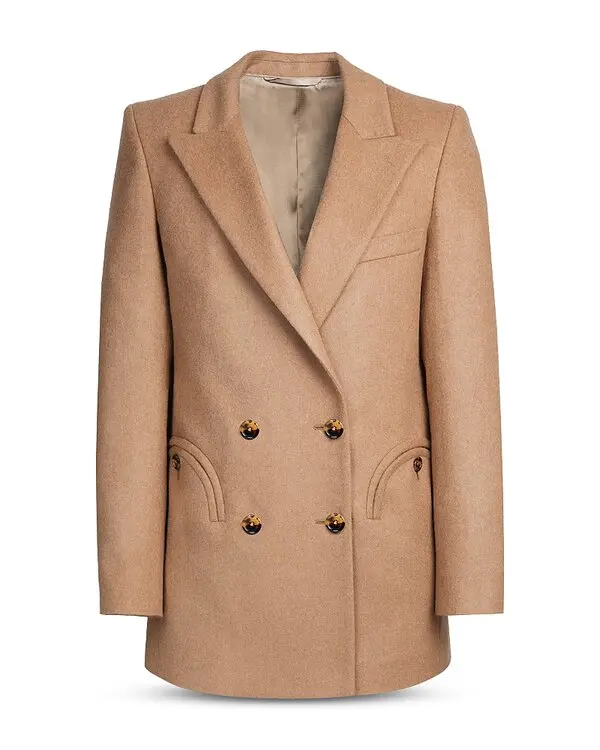 BLAZÉ MILANO Cholit Everyday Double Breasted Blazer - Camel