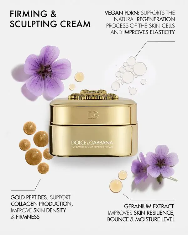 Dolce & Gabbana Gold Peptides Firming & Sculpting Cream 1.69 Oz