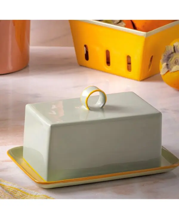 BE HOME Harlow Bright Butter Dish