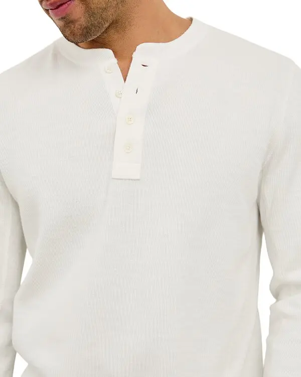 Rails Soto Cotton Blend Knit Henley Sweater