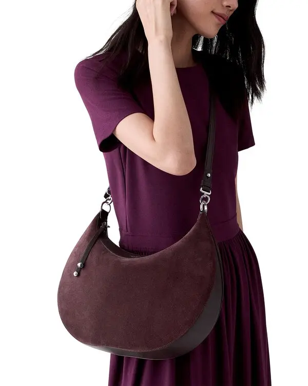Kate Spade New York Liv Large Suede Shoulder Bag