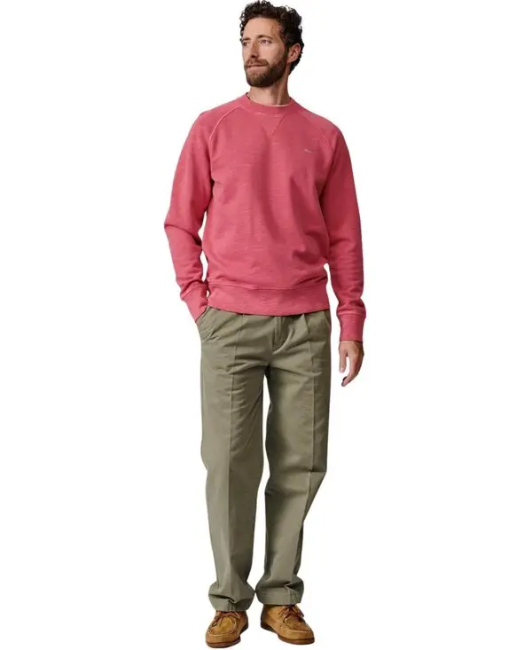 Aubin Garsdale Slub Crew Neck Sweatshirt