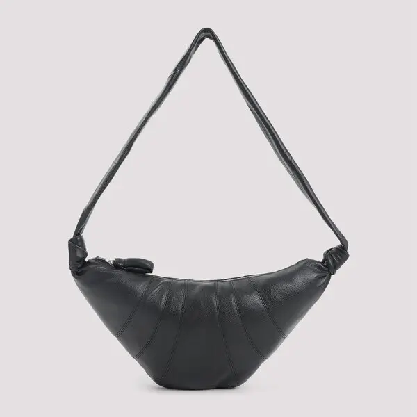 LEMAIRE Medium Croissant Shoulder Handbag - Black