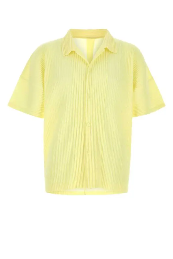Issey Miyake Homme Plissé Pleated Polyester Shirt For