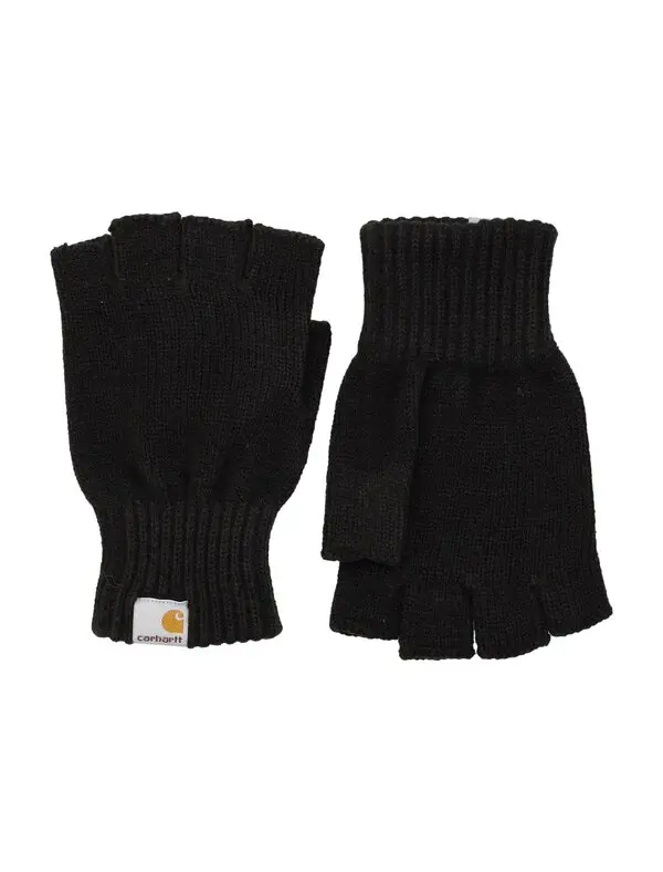 Carhartt Work In Progress Fingerless Knit Mittens With Ribbed Cuffs