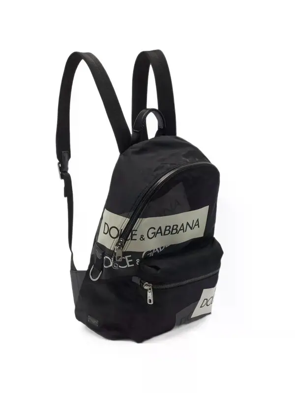 Dolce & Gabbana Volcano Logo-print Backpack - Black