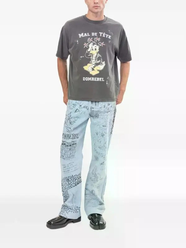 DOMREBEL Graphic-print Cotton T-shirt