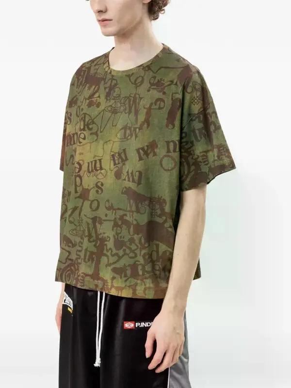VIVIENNE WESTWOOD Oversized Graphic-print T-shirt