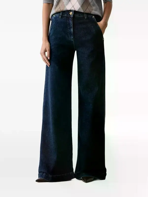 Luisa Spagnoli Onirico Wide-leg Jeans - Blue