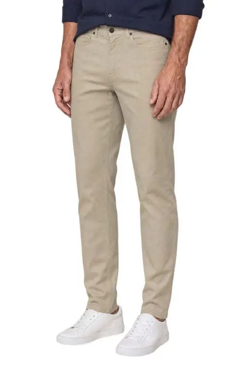Robert Talbott Fernando Comfort Stretch Linen Blend 5 Pocket - Stone