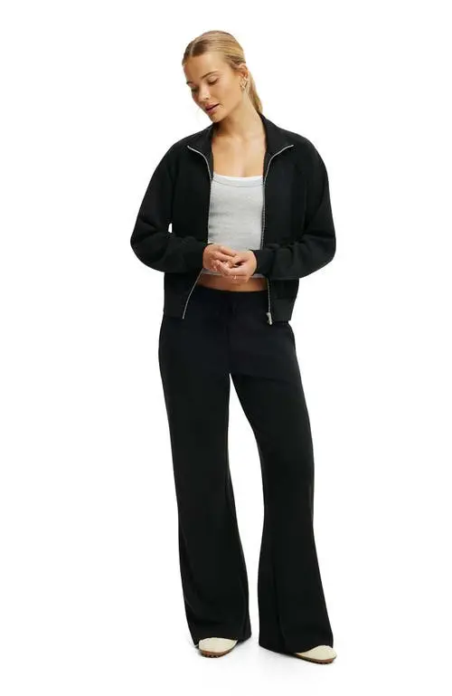 Cotton:on Active Ultimate Soft Funnel Neck Jacket - Black