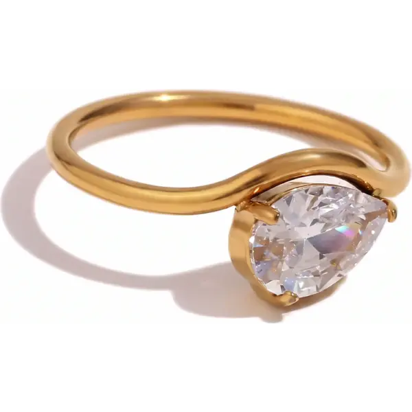 JOEY BABY Cubic Zirconia Solitaire Ring