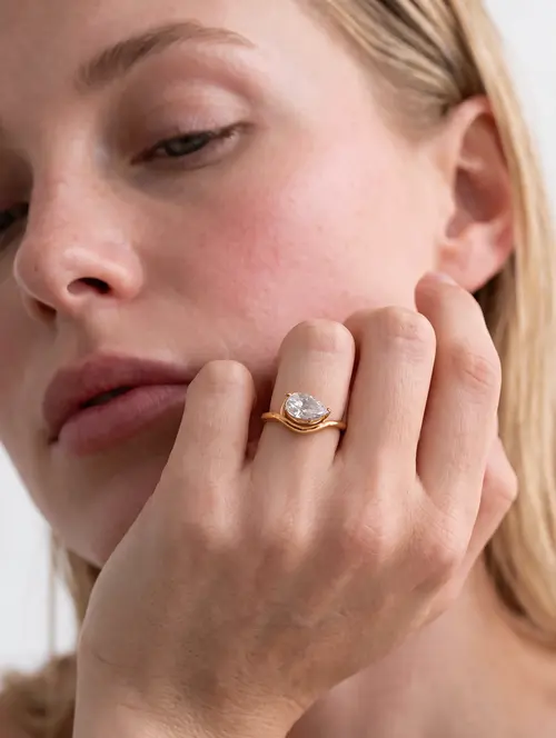 JOEY BABY Cubic Zirconia Solitaire Ring