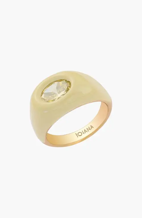 JOIANA JEWELRY Lottie Pinky Ring - Lemon