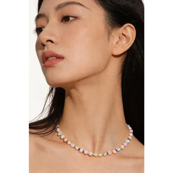JOEY BABY Rainbow Freshwater Pearl Necklace