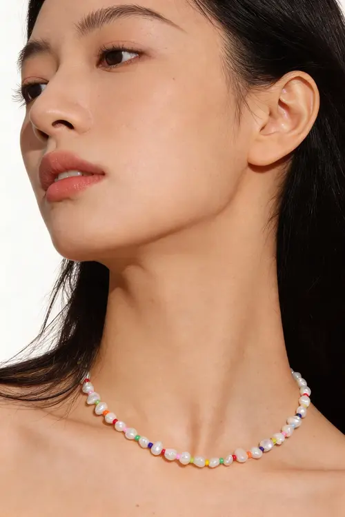 JOEY BABY Rainbow Freshwater Pearl Necklace