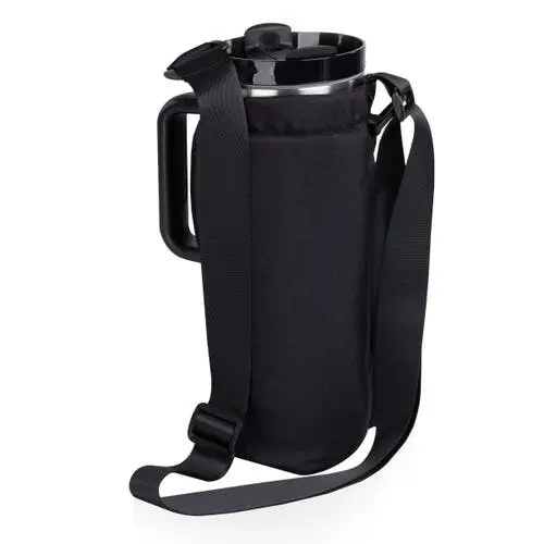 ONIVA Eclipse Tumber Tote With 40oz Stainless Travel Mug - Black