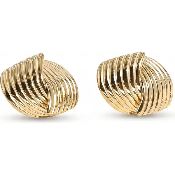JOEY BABY Vintage-inspired Stud Earrings - Gold