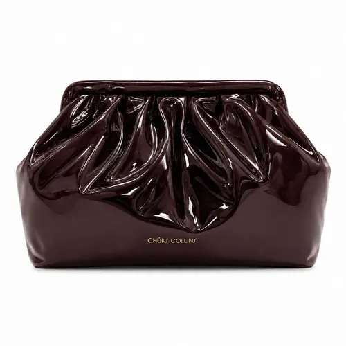 Chuks Collins The Eden Gather Clutch - Fig