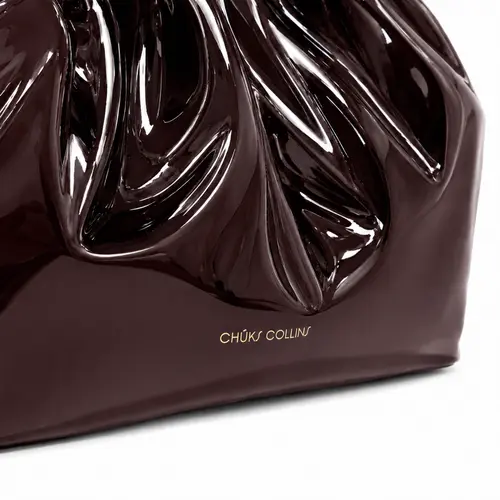 Chuks Collins The Eden Gather Clutch - Fig
