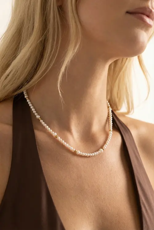 JOEY BABY Freshwater Pearl Necklace And Earrings Set