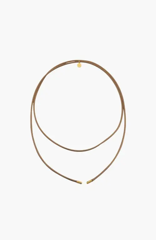 JOIANA JEWELRY Wrap Cords Necklace - Brown