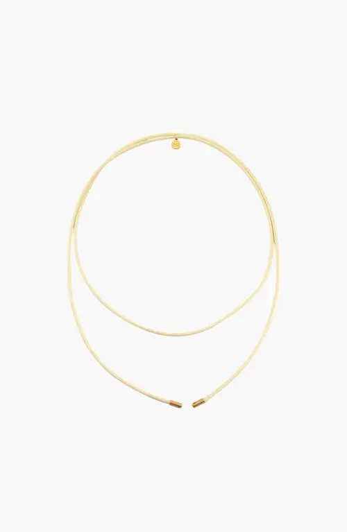JOIANA JEWELRY Wrap Cords Necklace - Oat