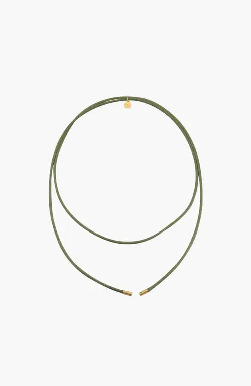 JOIANA JEWELRY Wrap Cords Necklace - Olivine