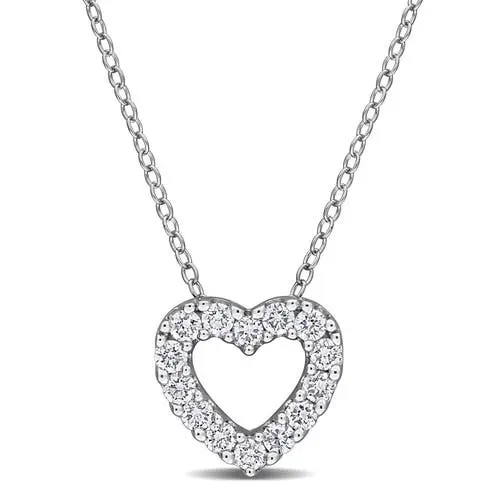JULIANNA B. Lab-grown Diamond Heart Pendant Necklace