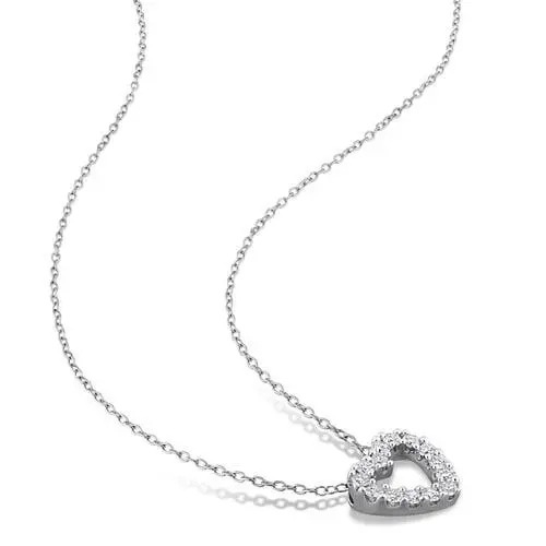 JULIANNA B. Lab-grown Diamond Heart Pendant Necklace