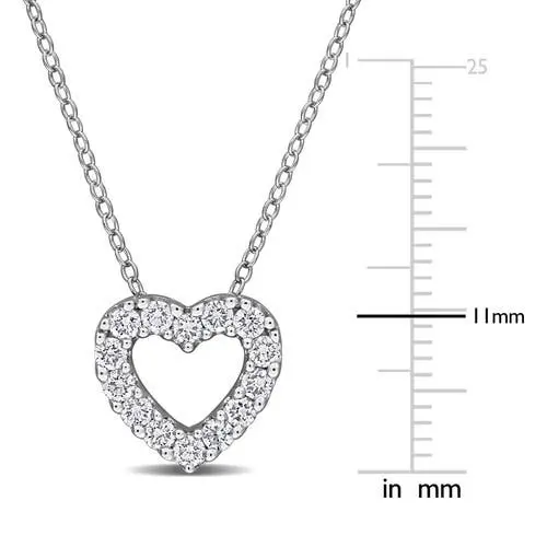 JULIANNA B. Lab-grown Diamond Heart Pendant Necklace