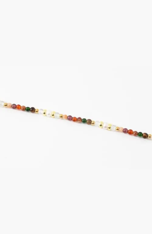 MINT & LILY Rainbow Tourmaline Minimalist Bracelet