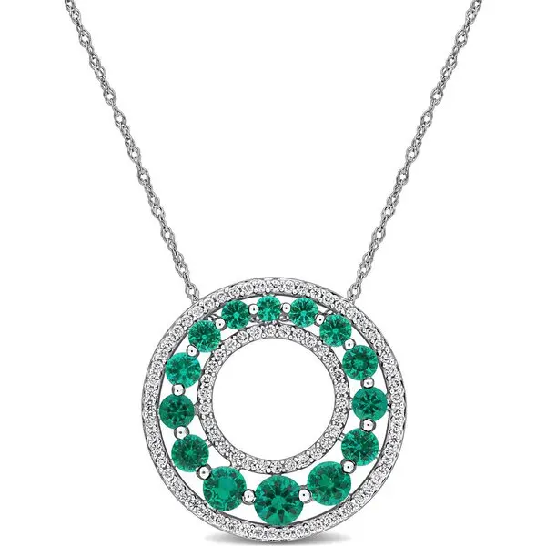 JULIANNA B. Diamond Circle Necklace 14k