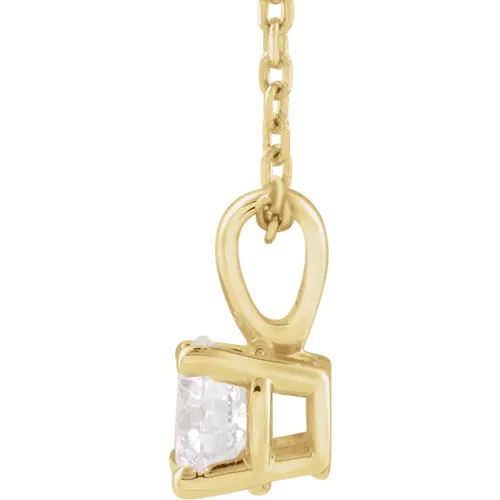 IVY & PEARL CO. 1 Ct Lab-grown Diamond " Necklace