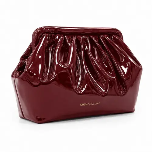 Chuks Collins The Eden Gather Clutch - Pomegranate