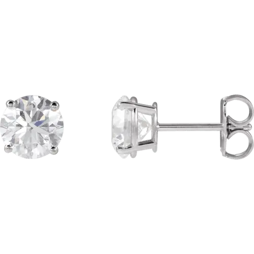 IVY & PEARL CO. 4 Ct Lab-grown Diamond Stud Earrings In 14k Gold