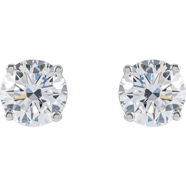 IVY & PEARL CO. 3 Ct Lab-grown Diamond Earrings In 14k Gold