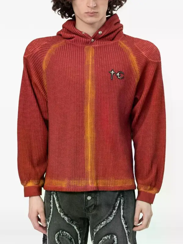 THUG CLUB Bulk Shoulder Hoodie - Red