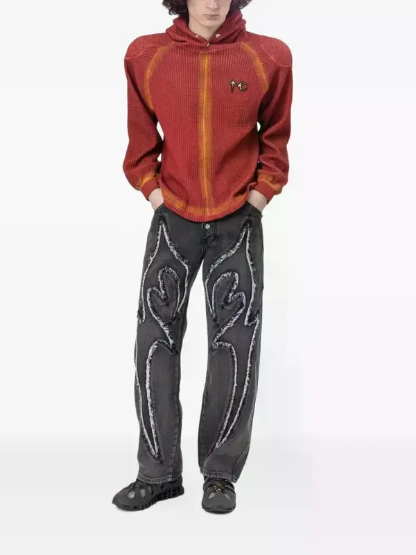 THUG CLUB Bulk Shoulder Hoodie - Red