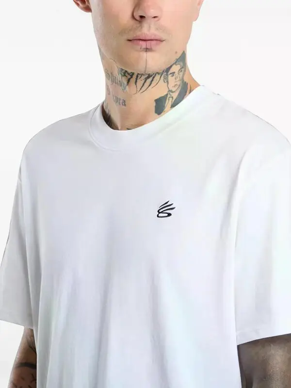 Under Armour Curry Logo-print T-shirt - White