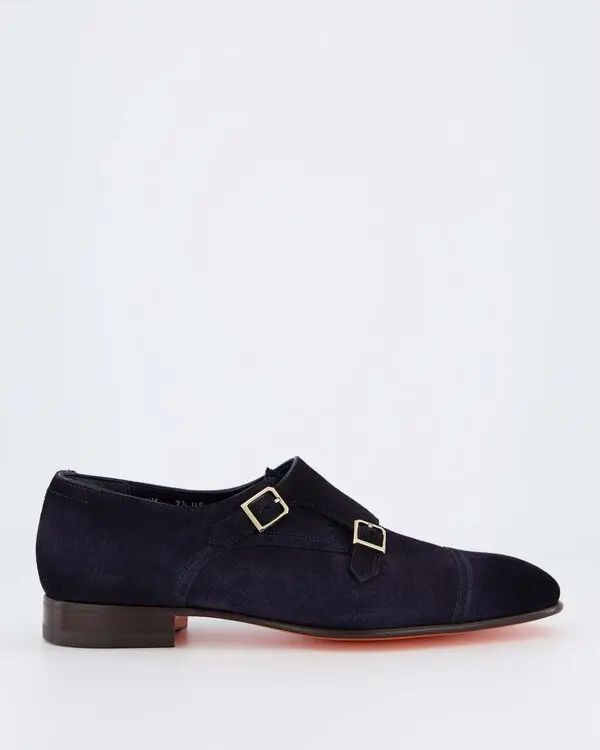 Santoni Double-buckle Loafers