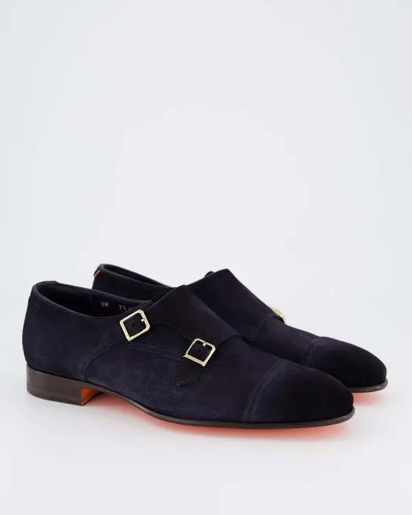 Santoni Double-buckle Loafers