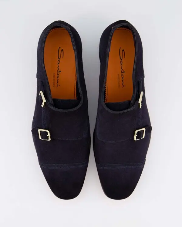 Santoni Double-buckle Loafers