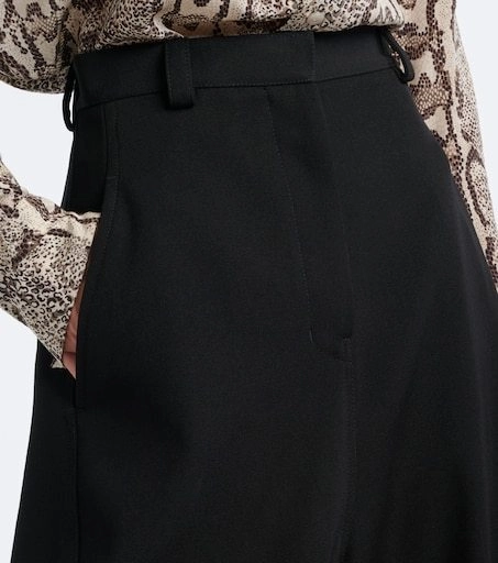 Balenciaga Wool Barrel-leg Pants
